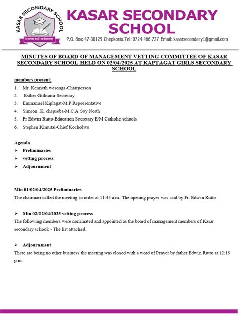 Kasar Secondary Logo 1 Pdf