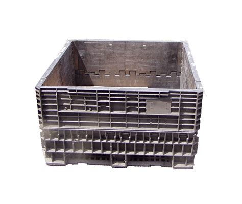 Reconditioned Bcd 45 X 48 X 25 All Black Bulk Container Bulk Container Direct