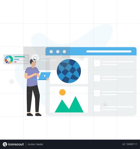 Man Using Web Browser Animation Free Download Business Animations