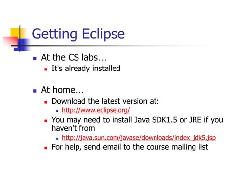 Ppt Introduction To Eclipse Powerpoint Presentation Free Download
