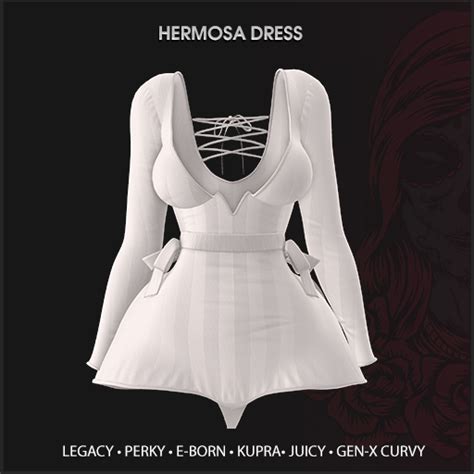 Second Life Marketplace Rokins Hermosa Dress White