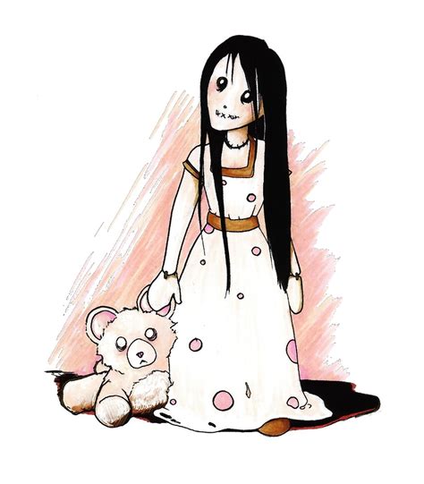Creepy Girl Drawing Free Download On Clipartmag