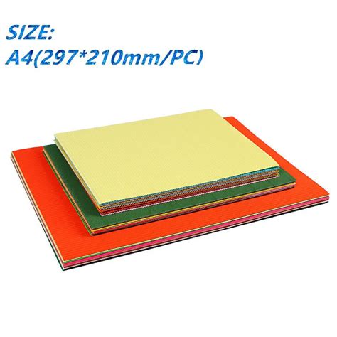 Mhm A4 гофрированный Бумага однотонные Цвет оберточная бумага для цветов бумага для упаковки