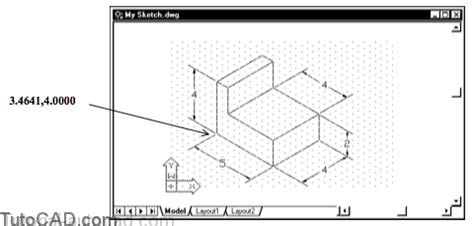 Using Snap Grid In Isometric Sketches Tutorial AutoCAD