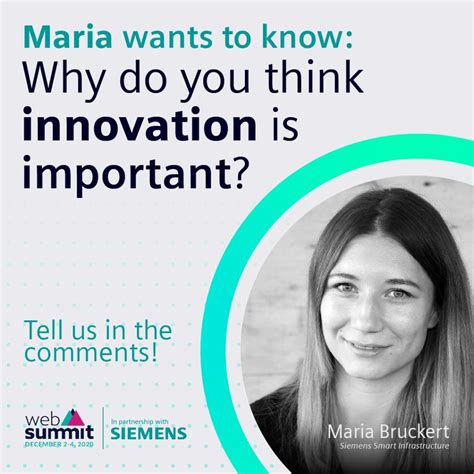 Siemens On Linkedin Join Siemens Smart Infrastructures Maria Liisa Bruckerts Web Summit