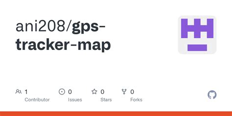 GitHub Ani Gps Tracker Map