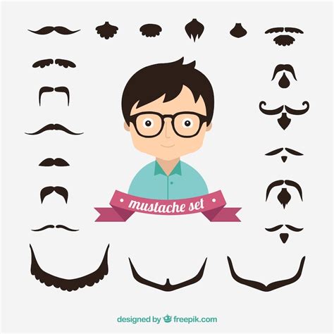 2 페이지 단색 수염 일러스트 이미지 Freepik에서 무료 다운로드
