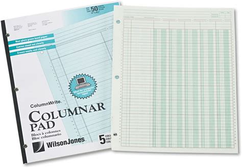 Columnar Pad 5 Column