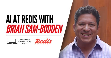 Ai At Redis With Brian Sam Bodden Codesanitize