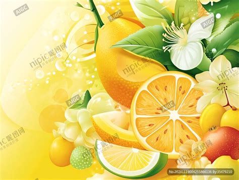 Ai创作图夏橙包装插画 果冻橙包装插画 冰糖橙包装插画 水果插画设计 水果汁包装插画 水果饮料插画 水果系列插画 柠檬汁包装插画 食物水果插画