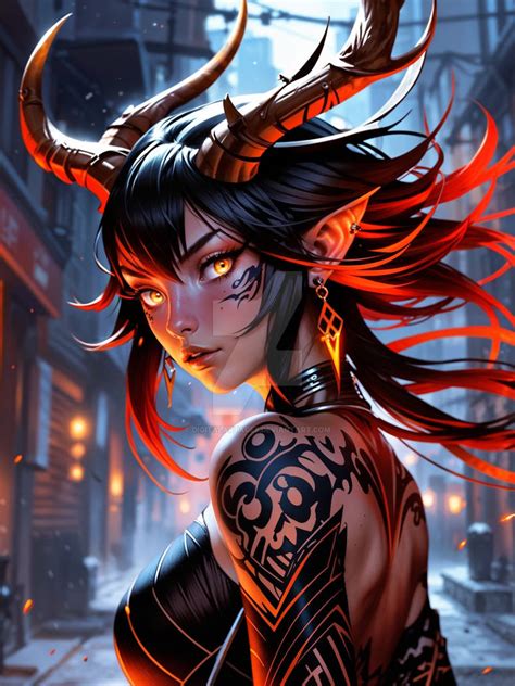Anthro Girl 2 By Digitalartage8 On Deviantart