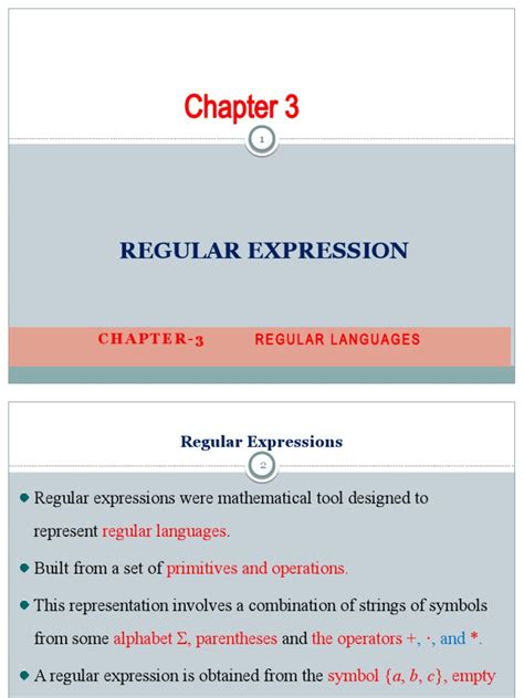 Chapter 3 Regular Expression Pdf Theory Of Computation Theoretical Computer Science