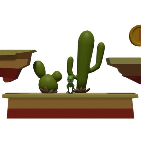 🏜️ Pack Of Assets Desert World Low Poly・free Stl File For 3d Printing・cults