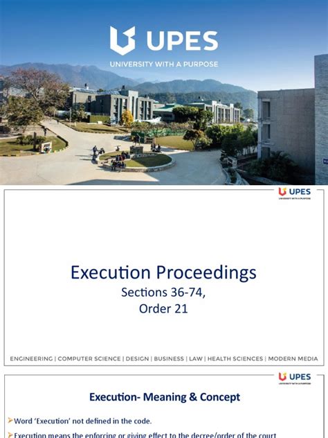 Execution Proceedings Under Cpc Pdf Decree Judgment Law