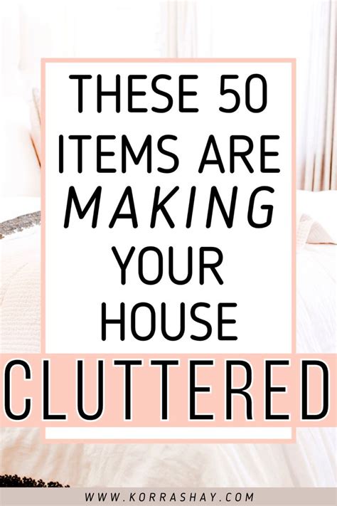 Items To Declutter Right Now Artofit