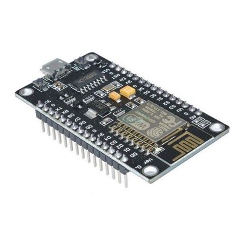 Nodemcu Esp Wifi Development Iot Board Black Compact Size With Enhanced Flash And I O Pins