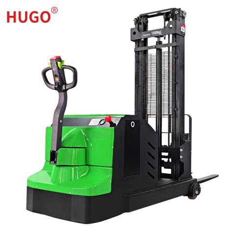 Counter Balance 1500kg 2000kg Electric Pallet Truck Stacker 1 5 Ton Automatic Stacker Machine