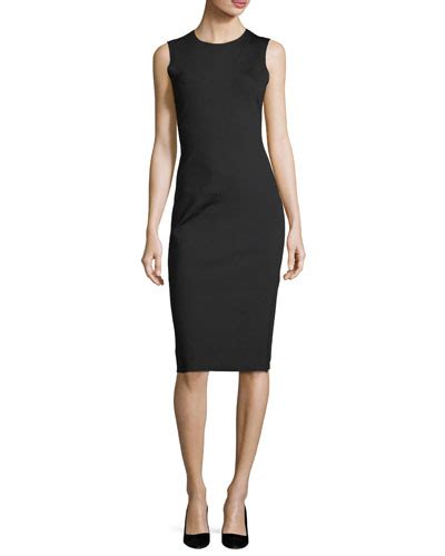Black Sleeveless Sheath Dress Neiman Marcus