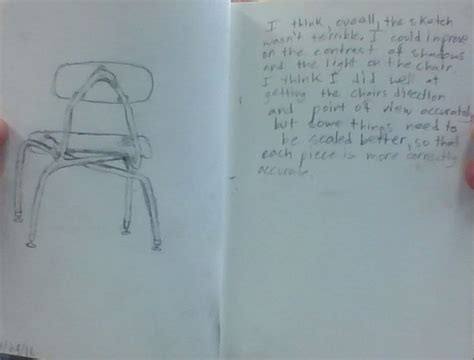 An Attempt At Drawing This Chair Allowed Me To See How Effective