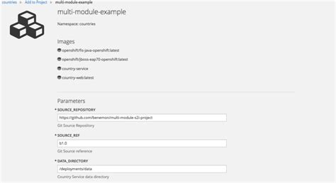 Maven Multi Module Projects And Openshift