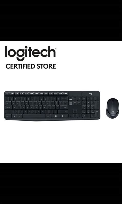 Used Logitech Mk295 Silent Wireless Keyboard And Mouse Combo Computers And Tech Parts