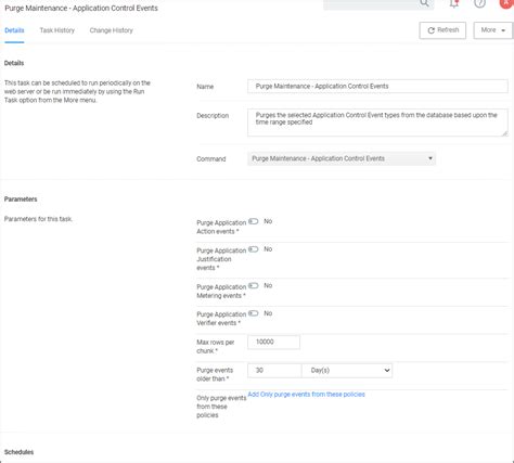 Purging Action Items Table