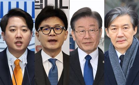 지역구 국힘·민주 비례 이준석·조국신당교차투표 판 흔든다