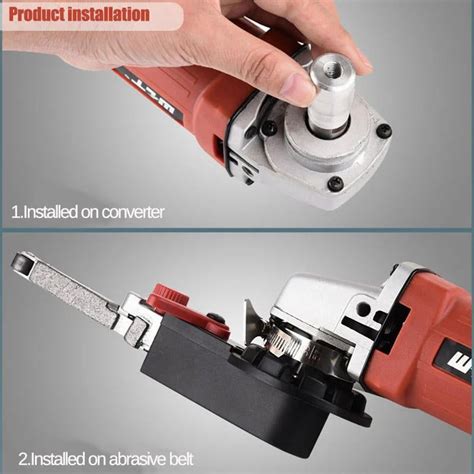 Mod16 Sander Sanding Belt Adapter For Electric Angle Grinder Abrasive Mod16 Sander Sanding Belt Adapter For Electric Angle Grinder Abrasive