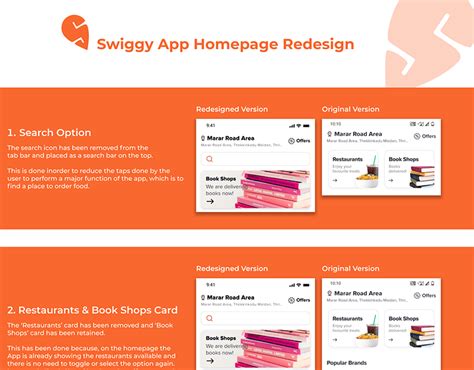 Swiggy App Homepage Redesign On Behance