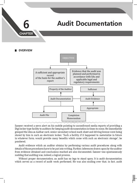 Ch 6 Audit Documentation Pdf Audit Financial Audit