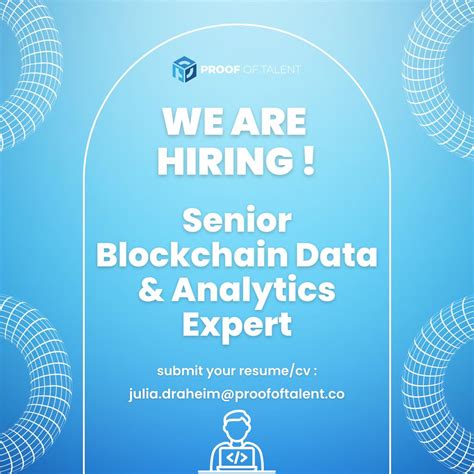 Proof Of Talent On Linkedin Crypto Blockchain Web3 Analytics