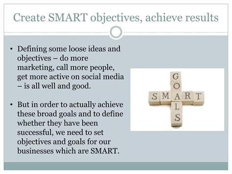 Setting SMART Goals And Objectives PPTX
