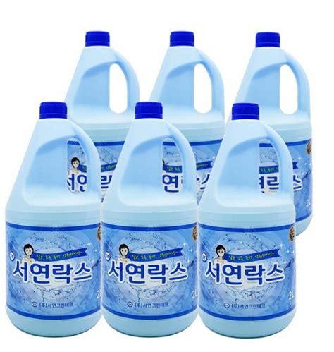 서연락스 2l X6개 살균 소독 악취제거 표백 락스 티몬