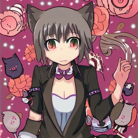 Cute Neko Girl Suzume By Intiart On Deviantart