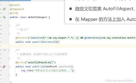 完成一个自定义切面类，需要的基础 Csdn博客