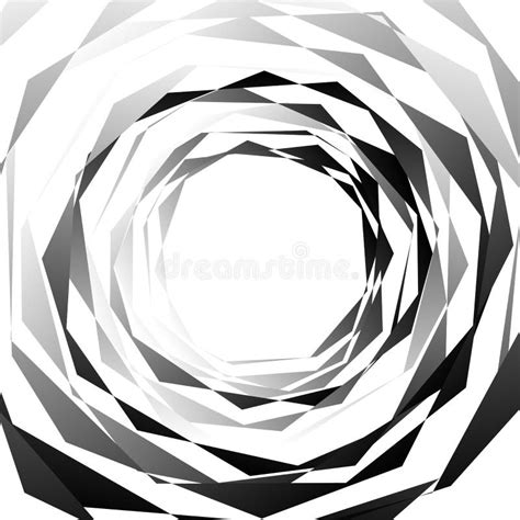 Edgy Angular Monochrome Geometric Element Abstract Graphics Stock Vector Illustration Of
