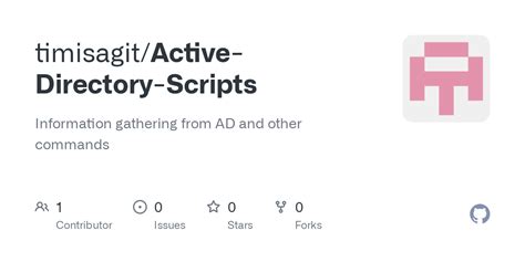 Github Timisagitactive Directory Scripts Information Gathering From Ad And Other Commands
