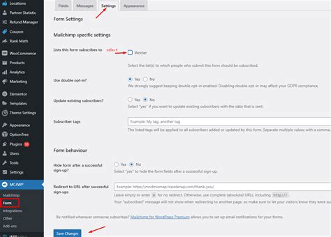 How To Set Up MailChimp For Your Website TRAVELER THEME