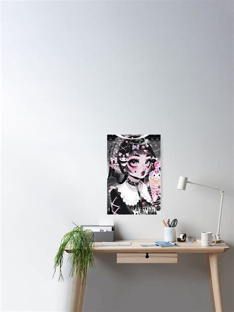 Kuromi Angel Poster For Sale By Smeoow Redbubble