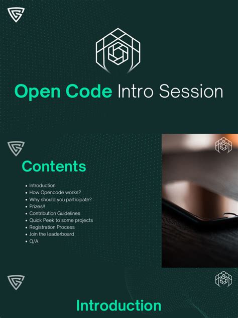 Open Code Intro Session Pdf Systems Engineering Software Engineering