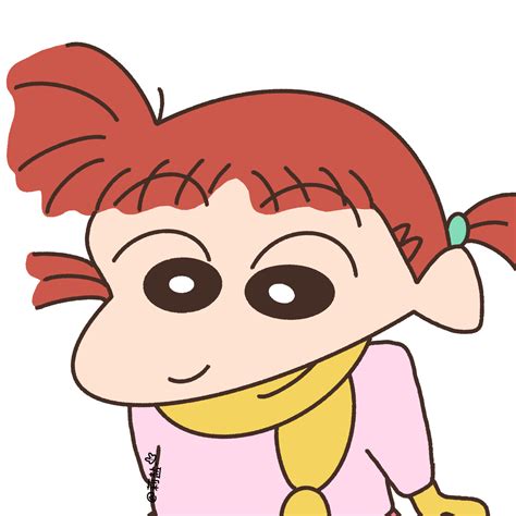 蜡笔小新系列冬日手绘头像 ©莉盐 堆糖，美图壁纸兴趣社区