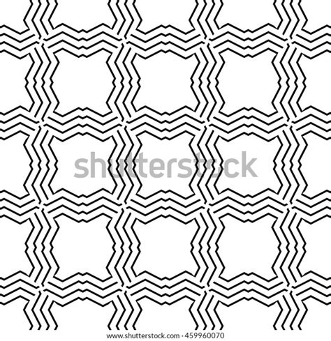 Complex Geometric Pattern Interwoven Lines Shapes Stock Vector Royalty Free 459960070
