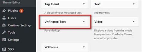 Fix Custom Wordpress Html Widget Error Wont Allow To Save