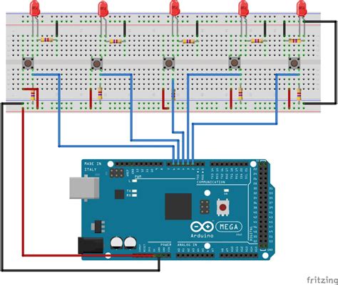 Simon Says Game Made Using Evive