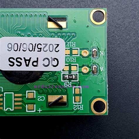 Lcm0802b 33v 8x2 Character Lcd 0802 Blue Screen With Backlight