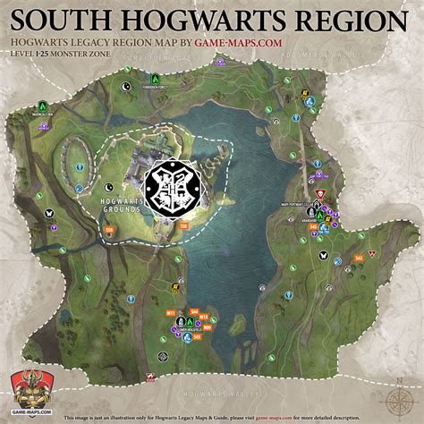 Hogwarts Official Map