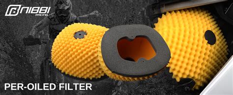 Nibbi Ready To Use Dual Stage Foam Air Filter Sponge Super Seal Air Filter For Exc