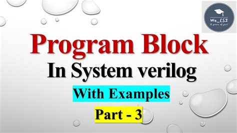 Program Block Part 3 In Systemverilog Systemverilog Vlsi Verification Tutorial