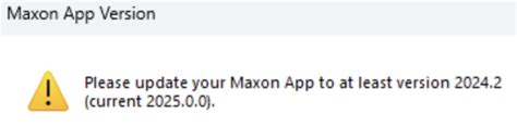 Please Update Your Maxon App To At Least Version 20242 Knowledge Base