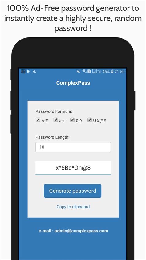Complex Pass Hard To Guess Password Generator Apk For Android Download